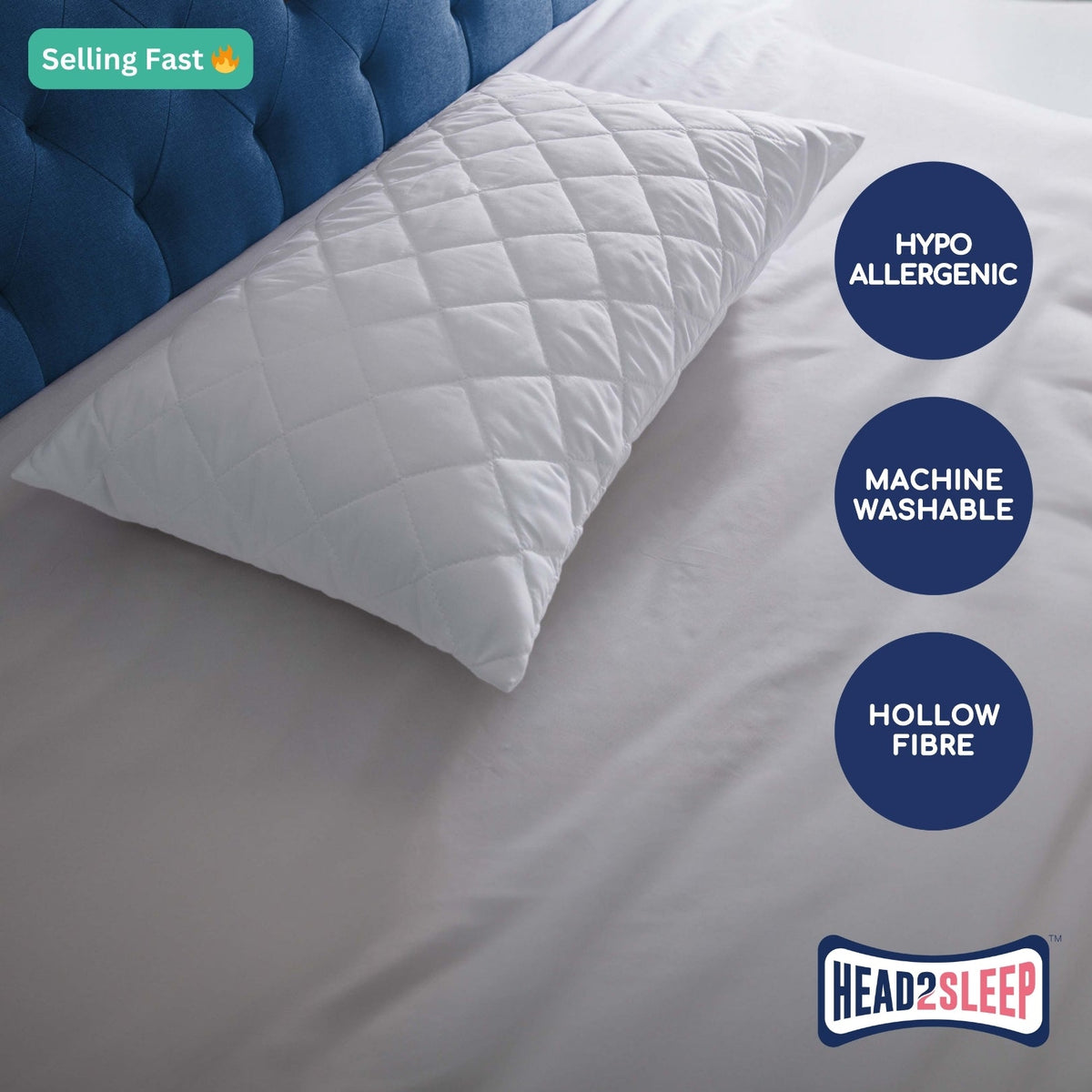 Head2Sleep Pillow Protector at Pillow World