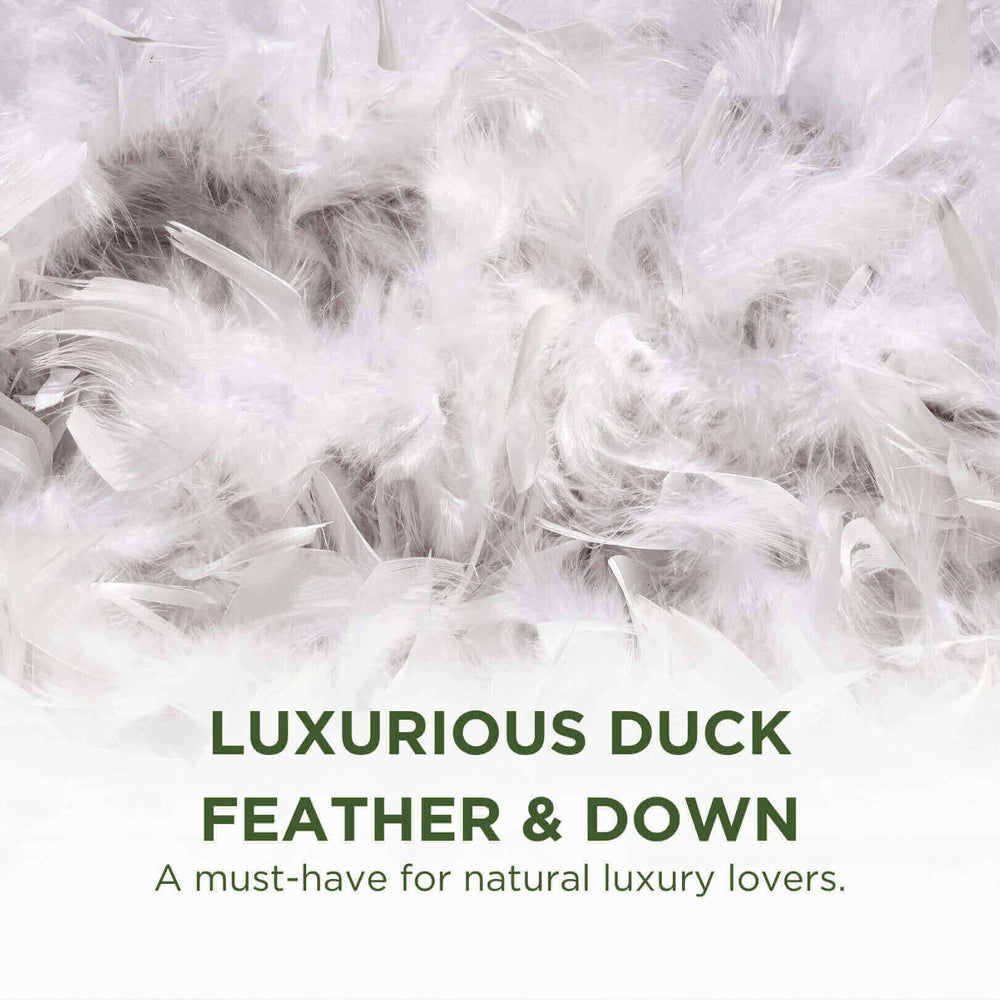 Nature's Hug Duck Feather and Down Pillow